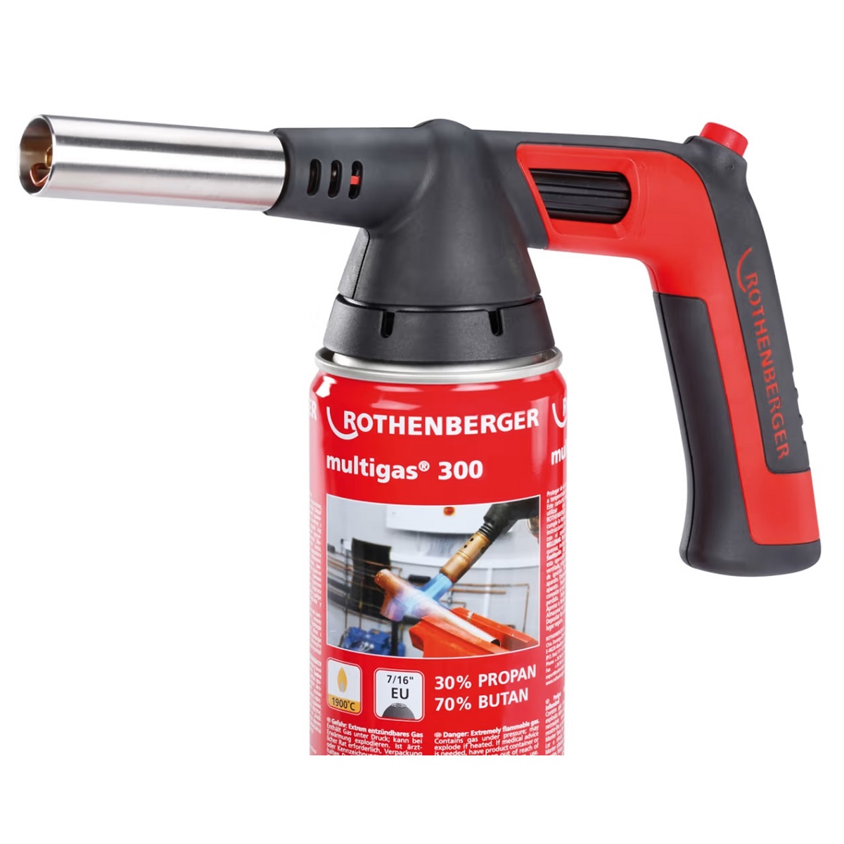 Palnik do lutowania Rothenberger ROFIRE 4 PIEZO + MULTIGAS 300 ...