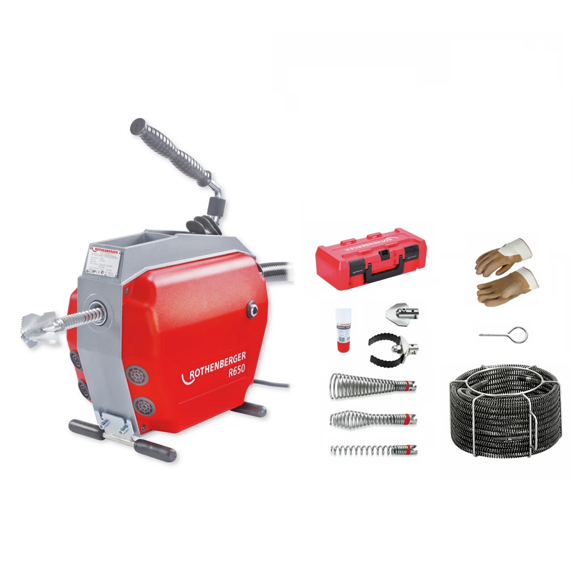 Przepychacz do rur Rothenberger R650 Set 22 72680 - 72680